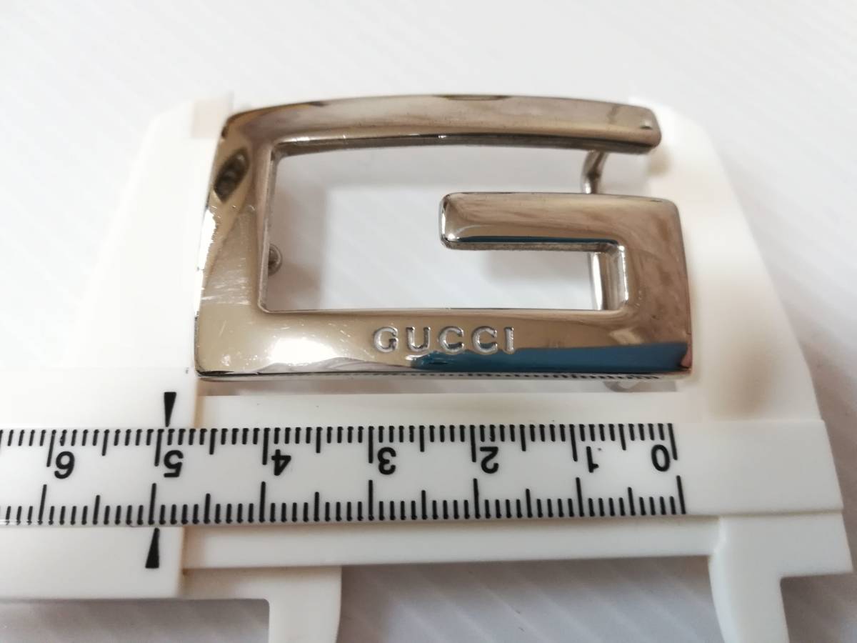 パケット GUCCI グッチ ベルト バックル Gロゴ ブランドロゴ シルバー k4366(ベルト)｜売買されたオークション情報、yahooの ...
