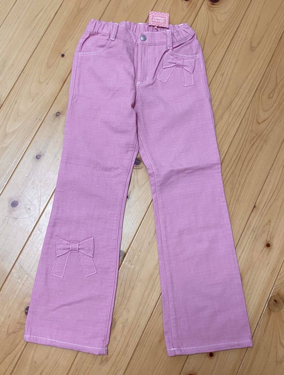 シャーリーテンプル リボン デニムパンツ 125 135cm(パンツ)｜売買されたオークション情報、yahooの商品情報をアーカイブ公開 - オークファン（aucfan.com）