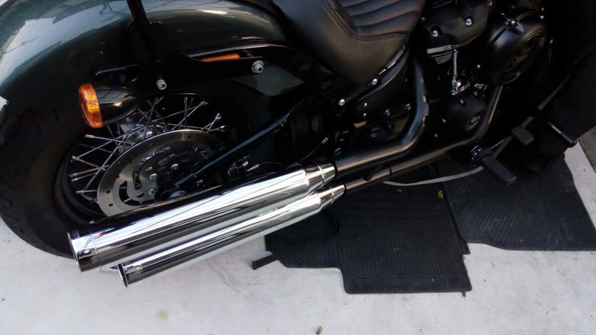 車検対応 M8 ミルウォーキー ソフテイル スクリーミンイーグル 64900691 ストリート キャノン マフラー ハーレー ダビッドソン ...