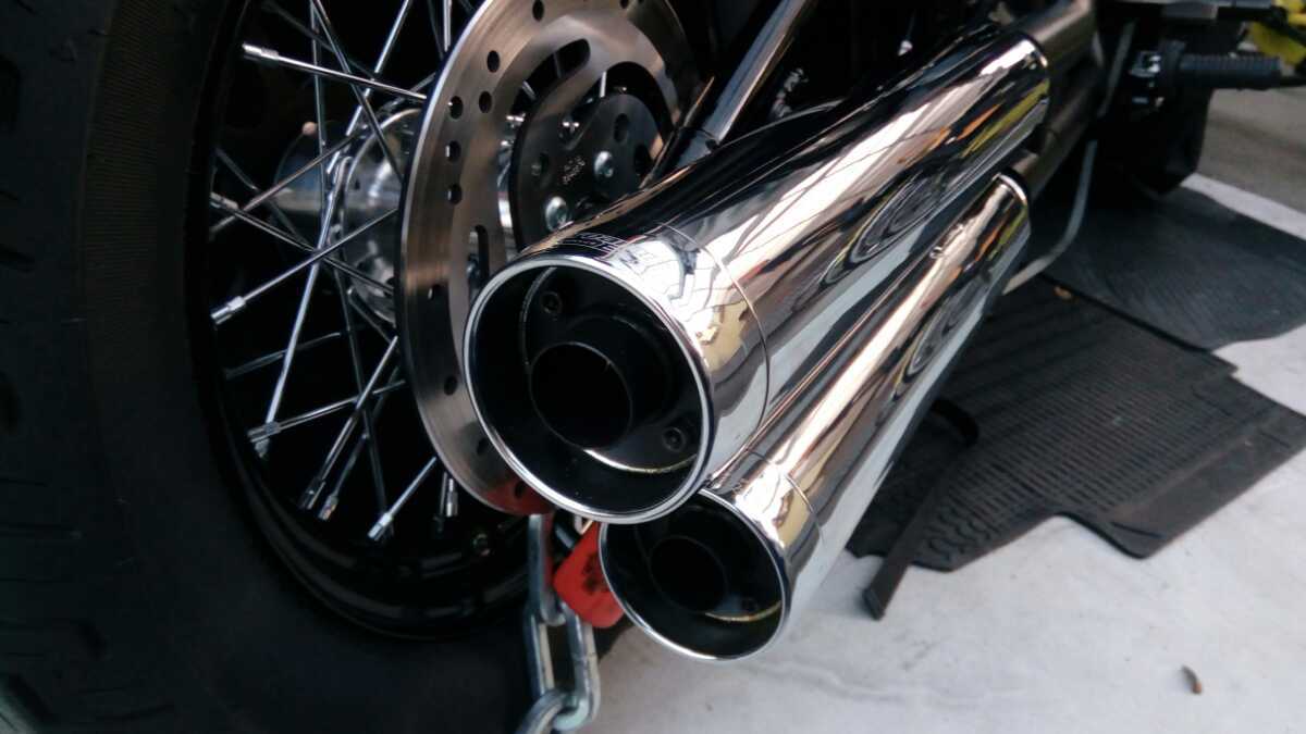 車検対応 M8 ミルウォーキー ソフテイル スクリーミンイーグル 64900691 ストリート キャノン マフラー ハーレー ダビッドソン ...