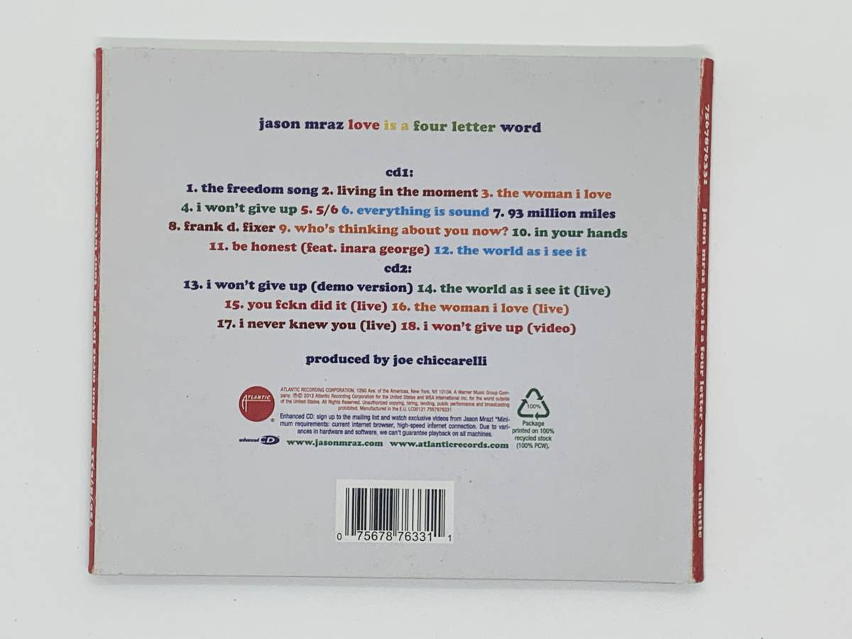 CD Jason Mraz ジェイソン ムラーズ / Love Is a Four Letter Word / アルバム セット買いお得 ...