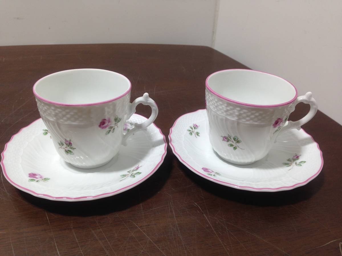 Richard Ginori リチャードジノリ BLEE カップ＆ソーサー 2客まとめ売り ティーカップ 茶器 食器 /現状品/保管品 ...