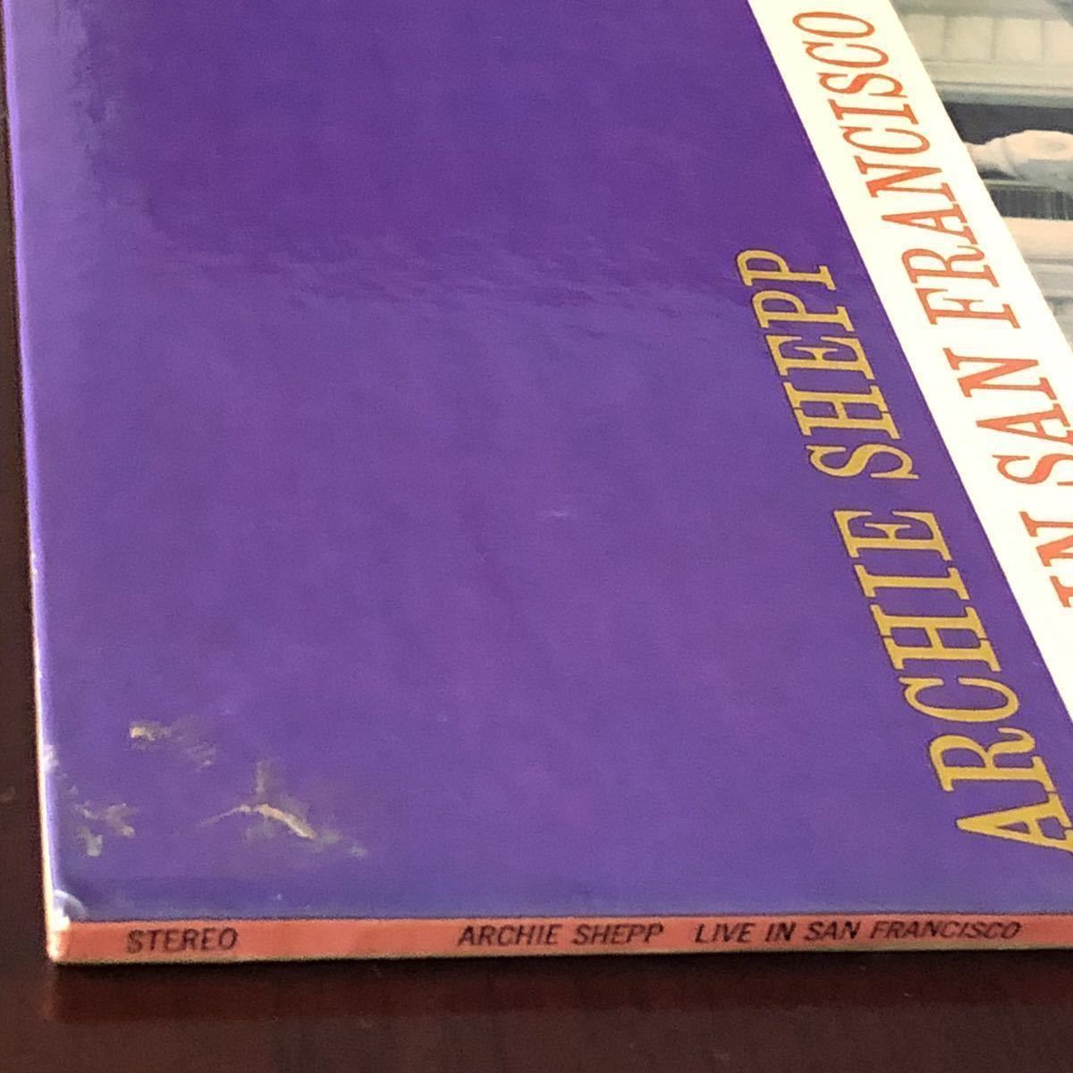 ARCHIE SHEPP/LIVE IN SAN FRANCISCO-US黒x赤IMPULSE 見開コーティング付JKT-VAN GELDER ...