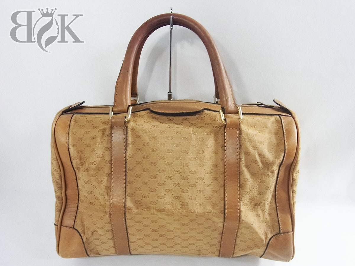 Old Gucci オールド グッチ マイクロGG柄 ミニボストン バッグ GUCCI RA1(オールドグッチ)｜売買されたオークション情報、yahooの商品情報をアーカイブ公開 ...
