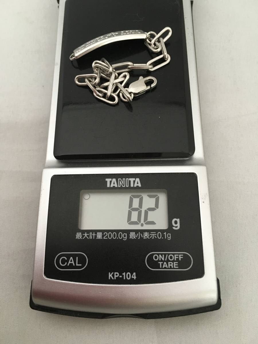 ①1円 ept エプト ブレスレット プレート チェーン SILVER 925 長さ 約17.5㎝(シルバー)｜売買されたオークション情報、yahooの商品情報をアーカイブ公開 ...
