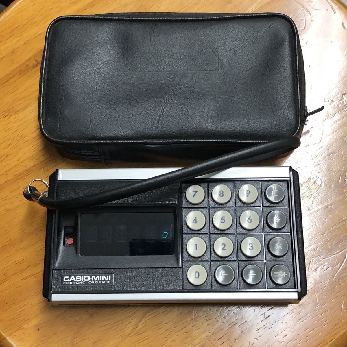レア CASIO MINI カシオ ミニ 電卓 初期 世界初のパーソナル電子計算機 1972年 昭和レトロ ヴィンテージ 通電確認済み(カシオ)｜売買されたオークション情報、yahooの商品 ...