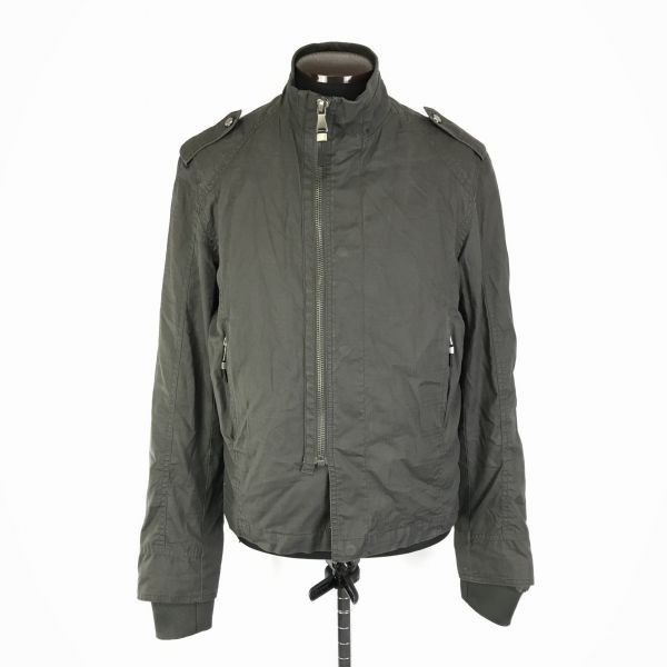 ZARA MAN エポーレット/コットン/ミリタリーブルゾン/ メンズM/暗グレー 裏地ストライプ/ザラ BF1(男性用)｜売買された ...