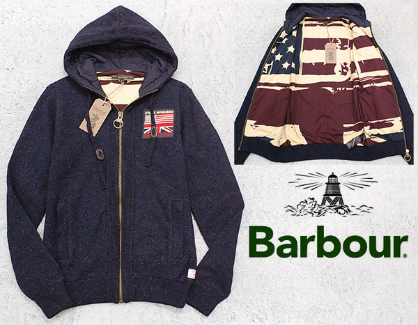 定価4万 バブアーBARBOUR×スティーブマックイーンSTEVE McQUEEN Hendley Zip Hoodie ISDTパッチ付 ...