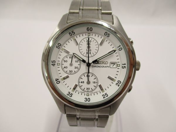 kh1139 SEIKO セイコー CHRONOGRAPH クロノグラフ 4996-G.E WATER RESISTANT(セイコー)｜売買さ ...