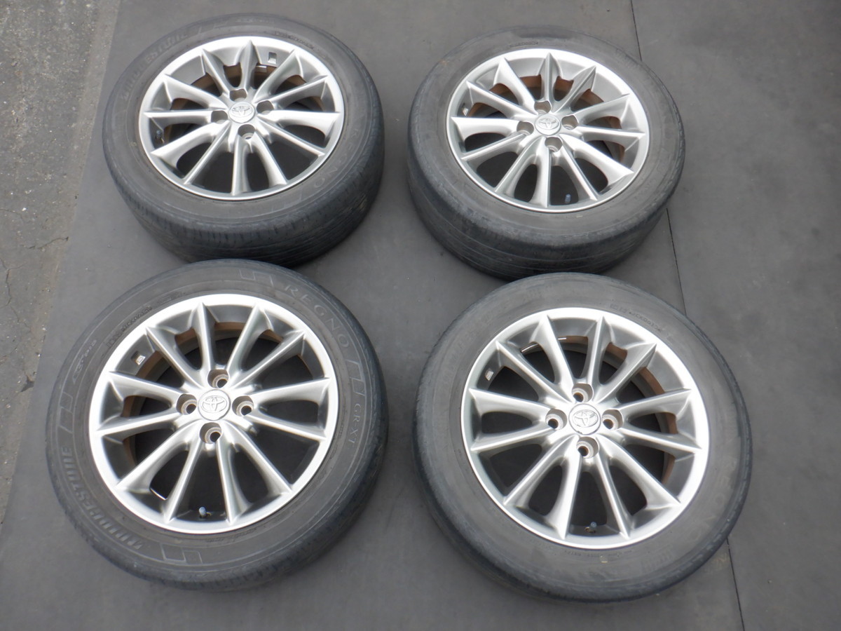 カローラ フィールダー 14 NZE141 X 202 純正 アルミ ホイール 4本セット 16インチ 16x6J +45 PCD 100 ...