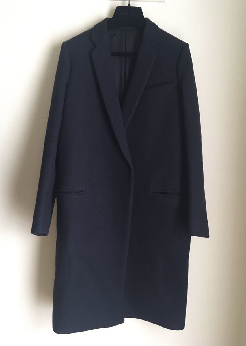 CELINE セリーヌ クロンビーコート36 ネイビー(その他)｜売買されたオークション情報、yahooの商品情報をアーカイブ公開 - オークファン（aucfan.com）