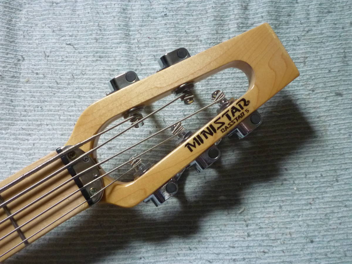 レア Ministar Basstar 5/ミニスター 5弦 トラベルベースギター ソフトケース他付(エレキベース本体)｜売買された ...