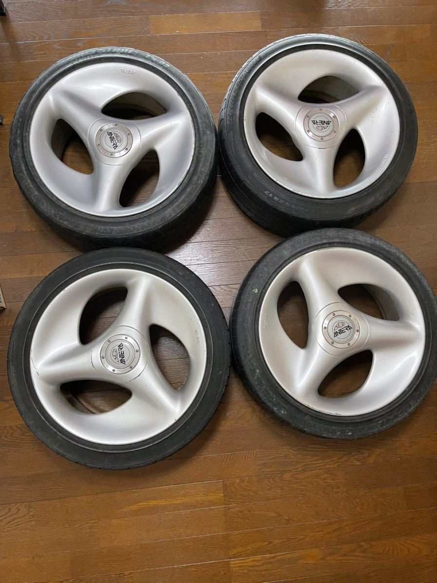ANTERA TYPE 145 17インチ 4h 114.3 7.5j+40 アンティーラ アンテーラ 三本スポーク USDM スタンス ロー ...