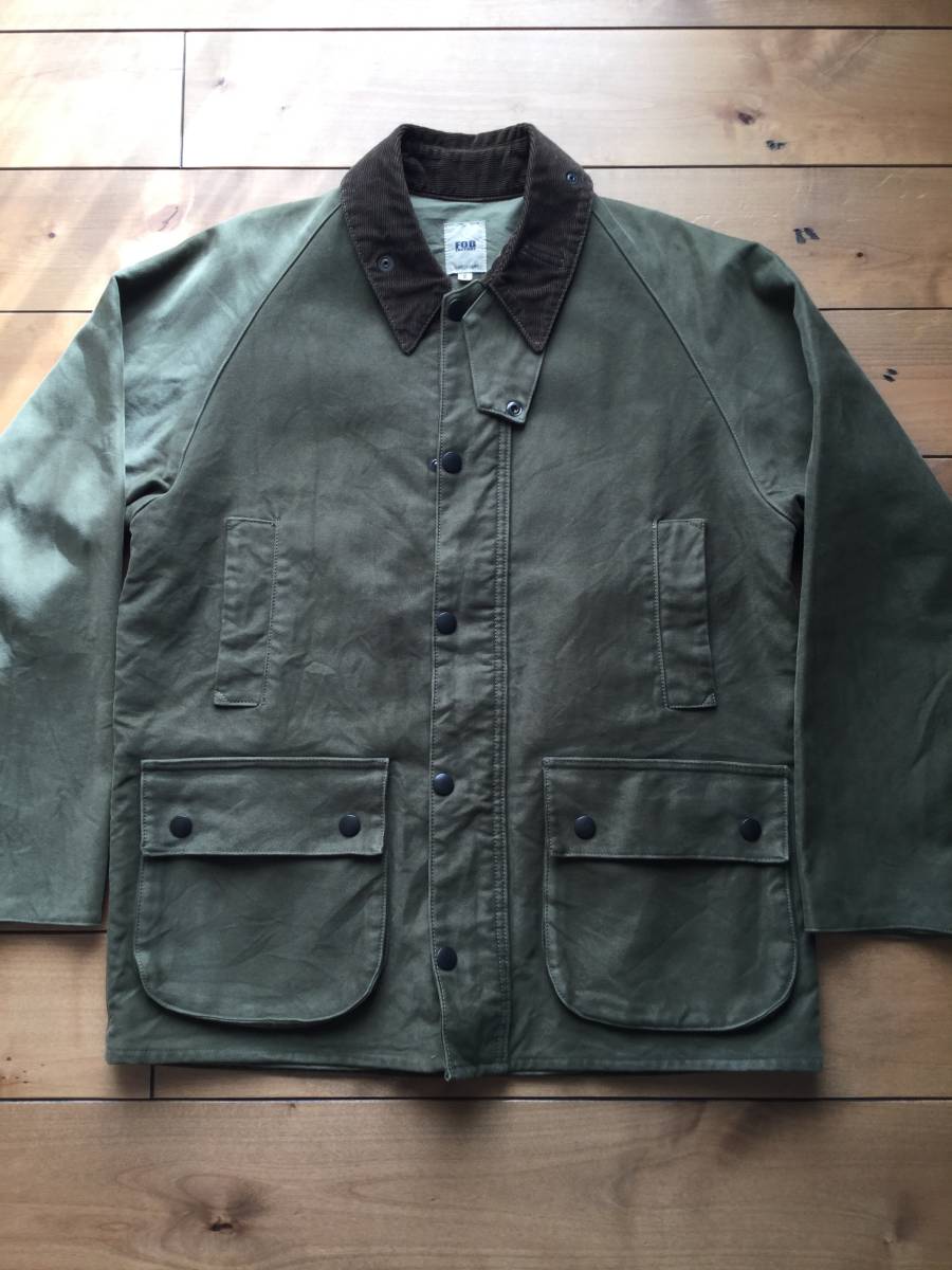 FOB FACTORY Riding Jacket エフオービーファクトリー ライディングジャッケット モールスキン SIZE 2 Made ...