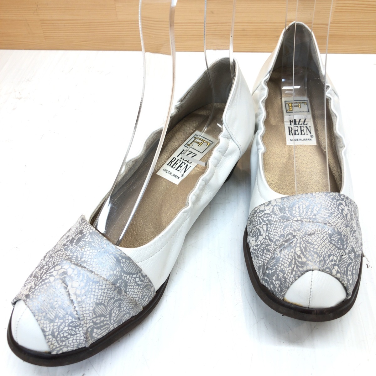 FIZZ REEN フィズリーン 本皮 レザー コンフォート パンプス 24.5cm EEE 白 ホワイト レディース 女性用 3E 幅広 日本製(ホワイト系)｜売買されたオークション情報 ...