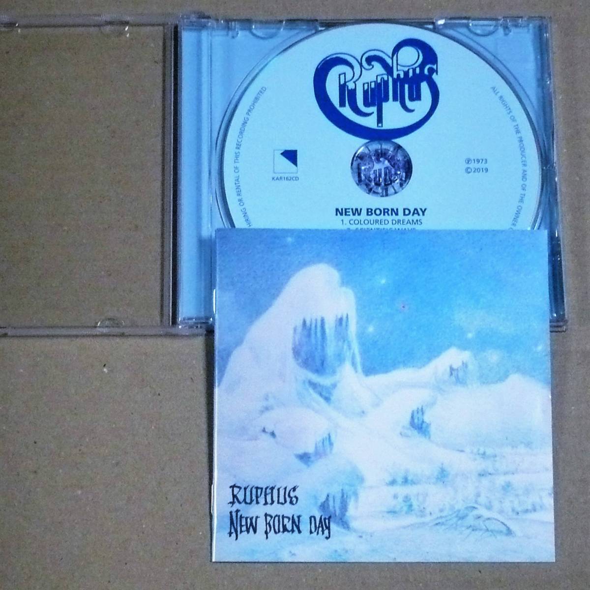 輸入CD RUPHUS／New Born Day 2019年盤 ノルウェーのプログレ ハード7人組1st 後年の派手さ 女性voの比重は低い ...