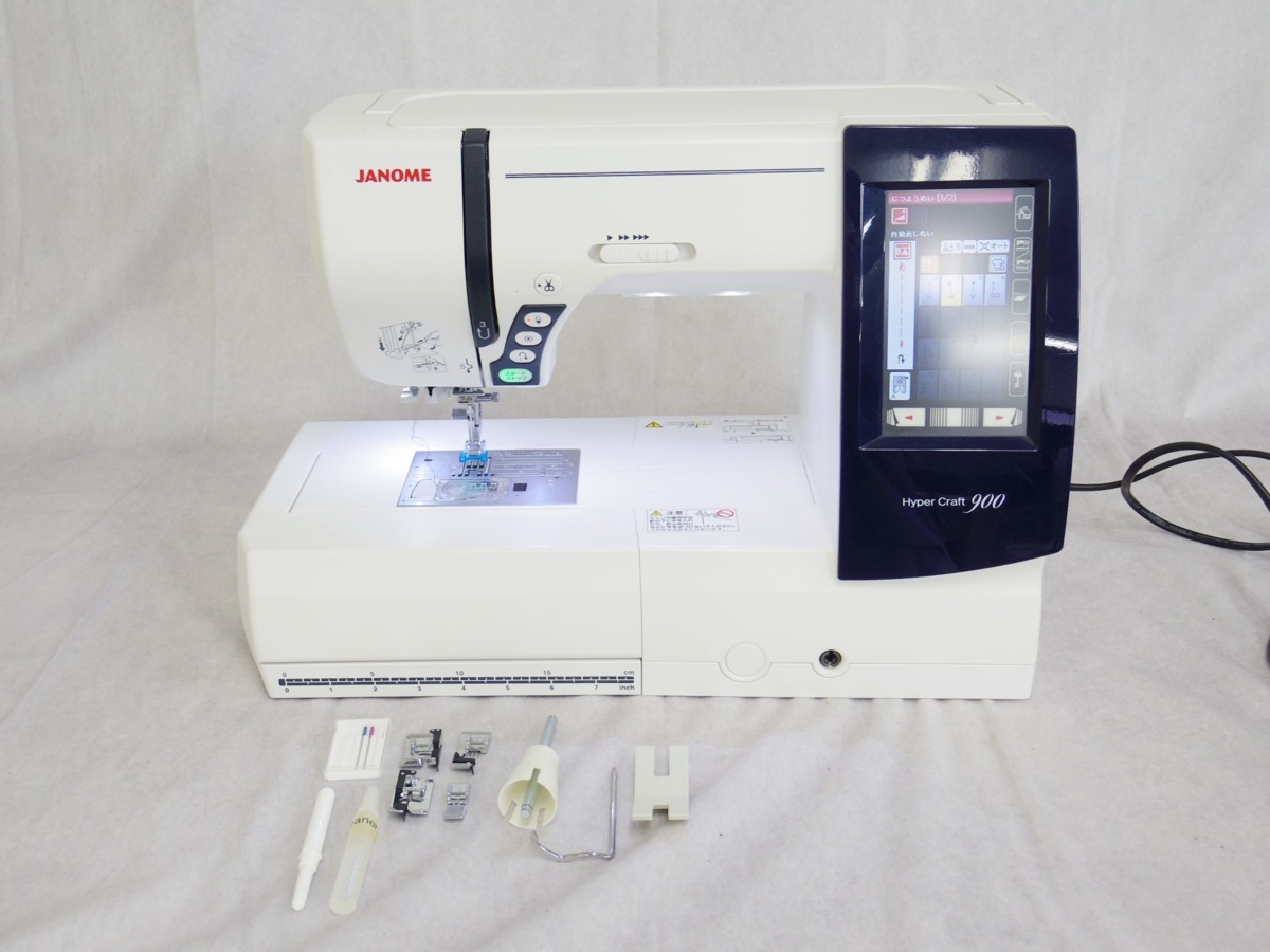 JANOME Hyper Craft 900 ジャノメ ハイパークラフト 900 MODEL 861 刺しゅう機能 ミシン ジャンク(ジャノメ ...