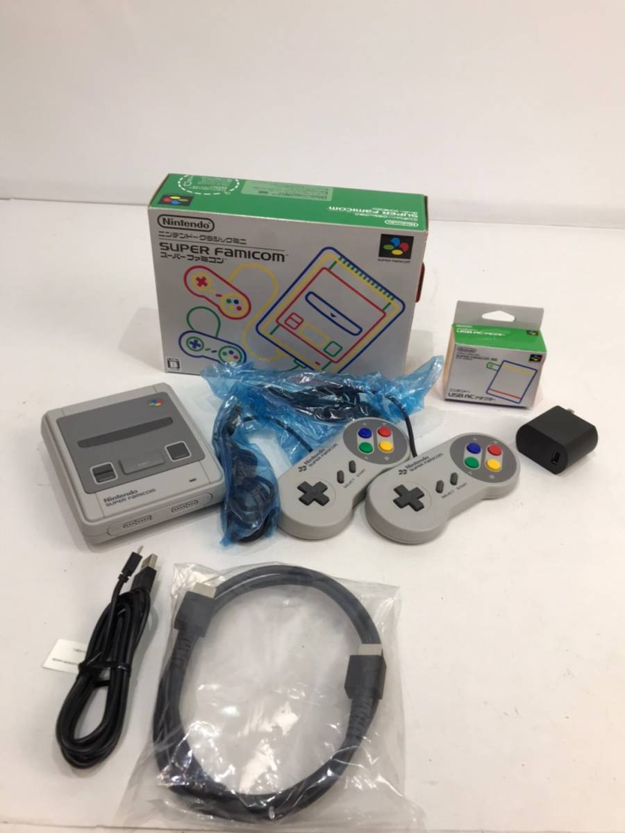 No.1345 1円 任天堂 ニンテンドークラシックミニ スーパーファミコン ACアダプターセット スーファミ 品(ニンテンドークラシックミニ ...