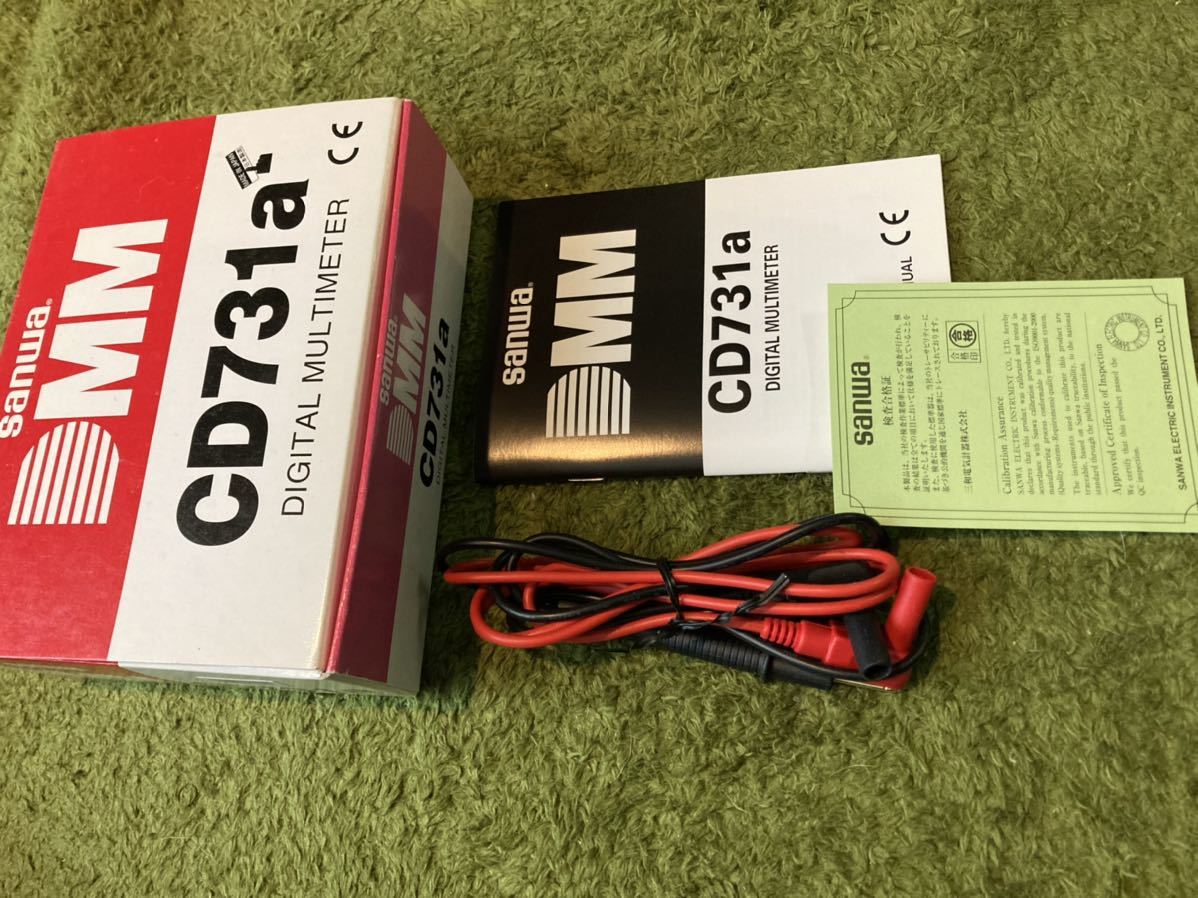 完全 デジタルマルチメーター 三和SANWA サンワ FLUKE テスター電気回路計 CD731a DIGITALmultimeterDIY(電気計測器)｜売買されたオークション情報 ...