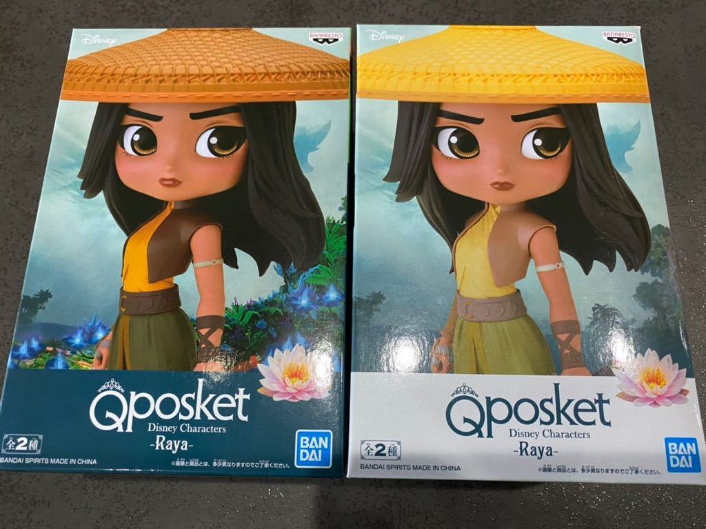 ありQ posket Disney Characters Raya ラーヤと龍の王国 全2種セット フィギュア Qposket ディズニー ...