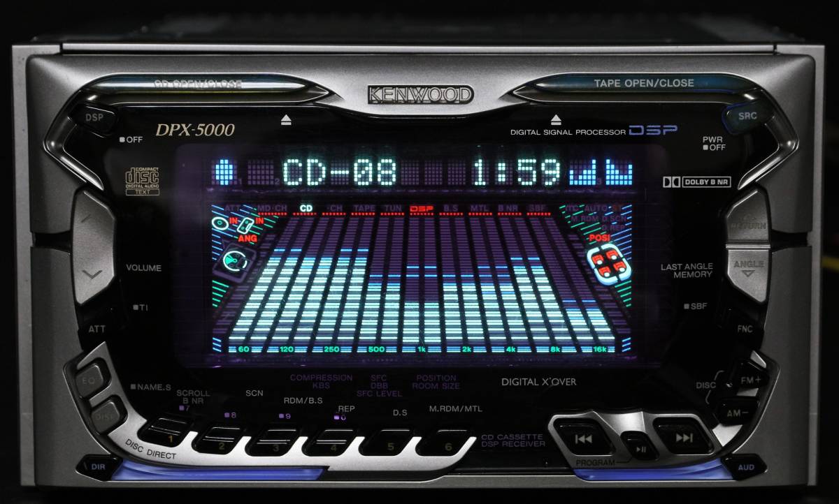 KENWOOD DPX-5000 カセット CD DSP/EQ/スペアナ 訳有(ケンウッド)｜売買されたオークション情報、yahooの商品情報 ...