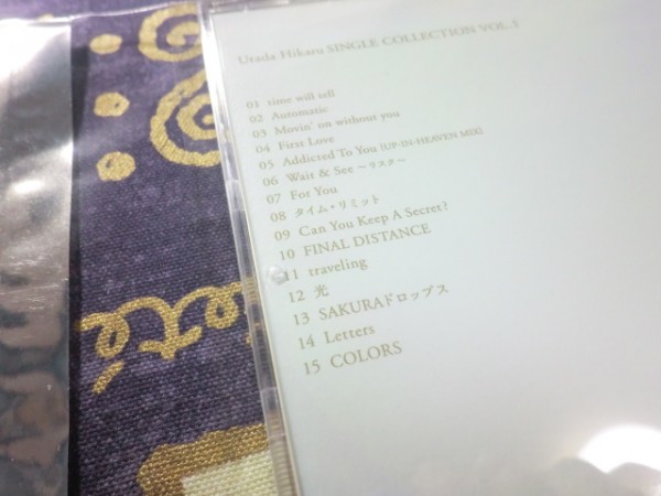Utada Hikaru SINGLE COLLECTION VOL.1 宇多田ヒカル ベストアルバム Automatic First Love For You SAKURAドロップス ...