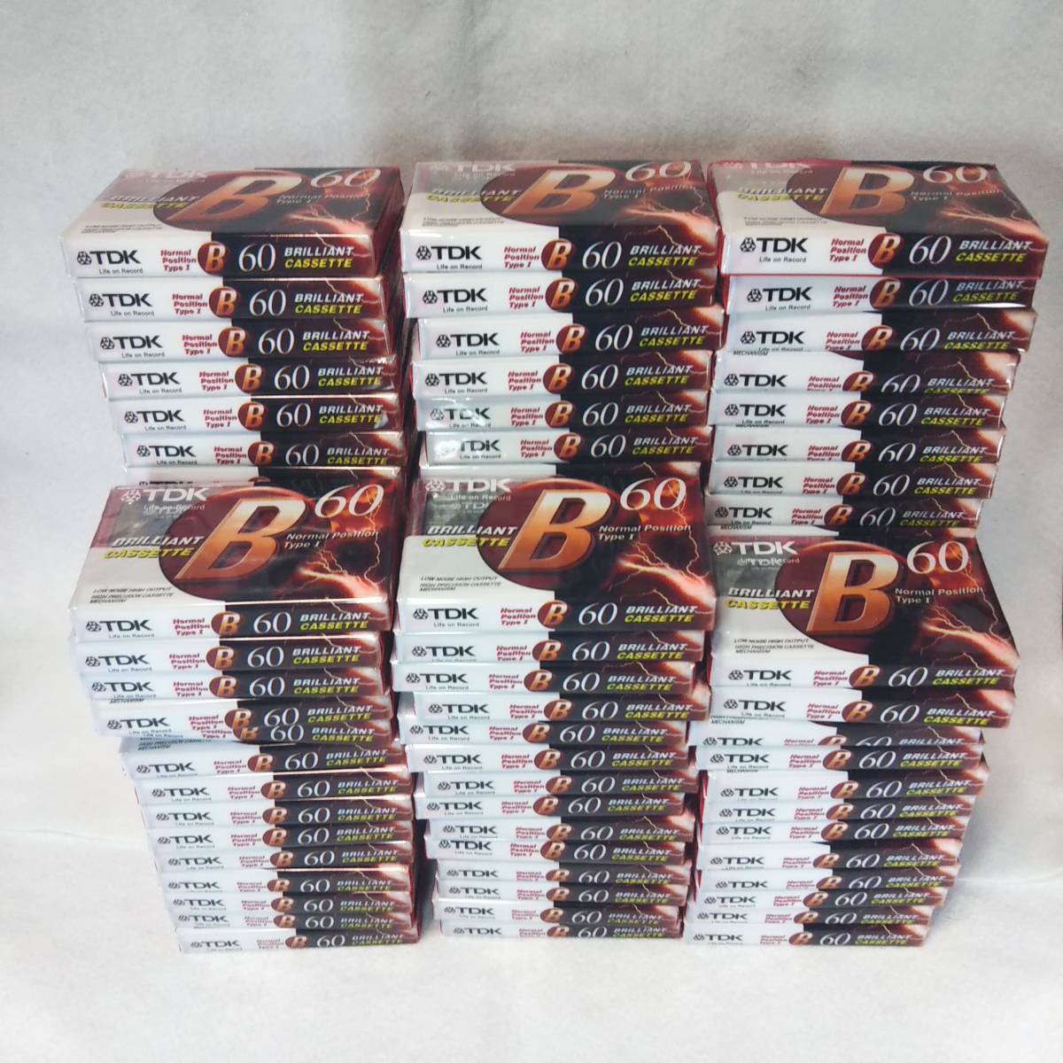 TDK B60 カセットテープ100本セット 60分ノーマルポジション⑤ 大量まとめ売り 保管品(記録媒体)｜売買されたオークション情報 ...