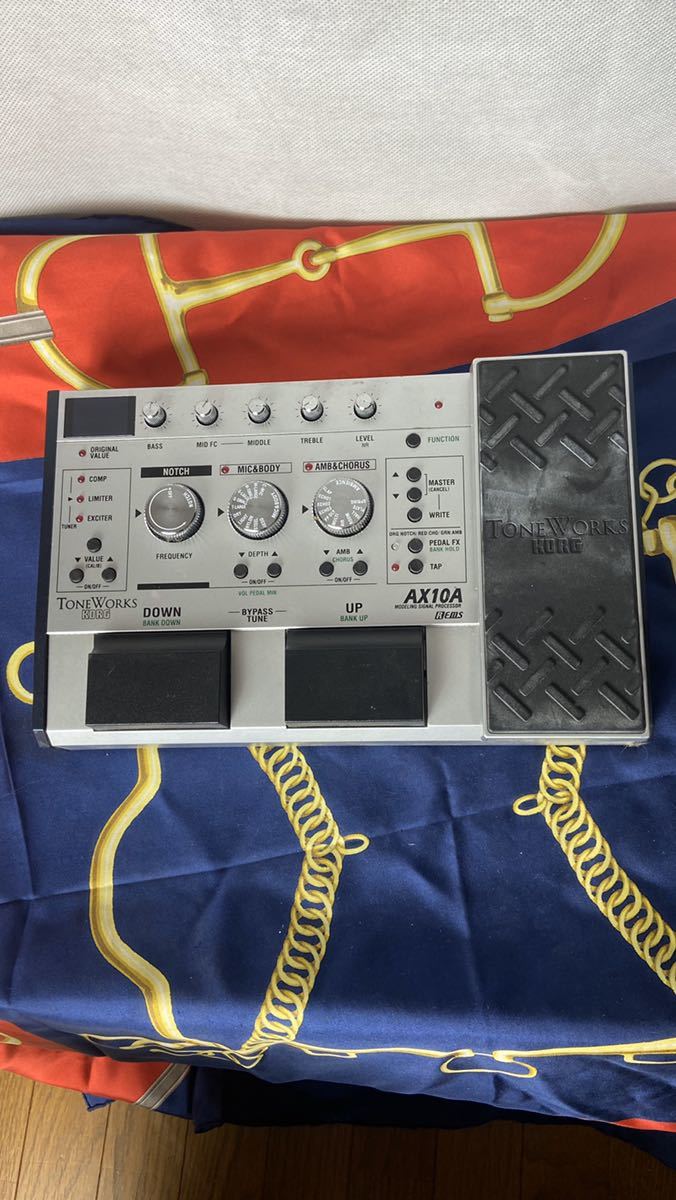 管-61 ジャンク KORG AX10A アコースティックギター用マルチエフェクター 動作未確認 TONEWORKS(マルチエフェクター ...