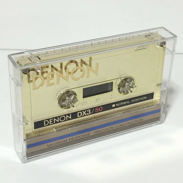 ② 激レア DENON DX3 / 50 GOLD NORMAL POSITION デノン ゴールド カセットテープ YAMAHA ...