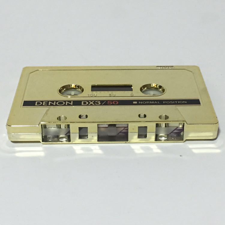 ② 激レア DENON DX3 / 50 GOLD NORMAL POSITION デノン ゴールド カセットテープ YAMAHA ...