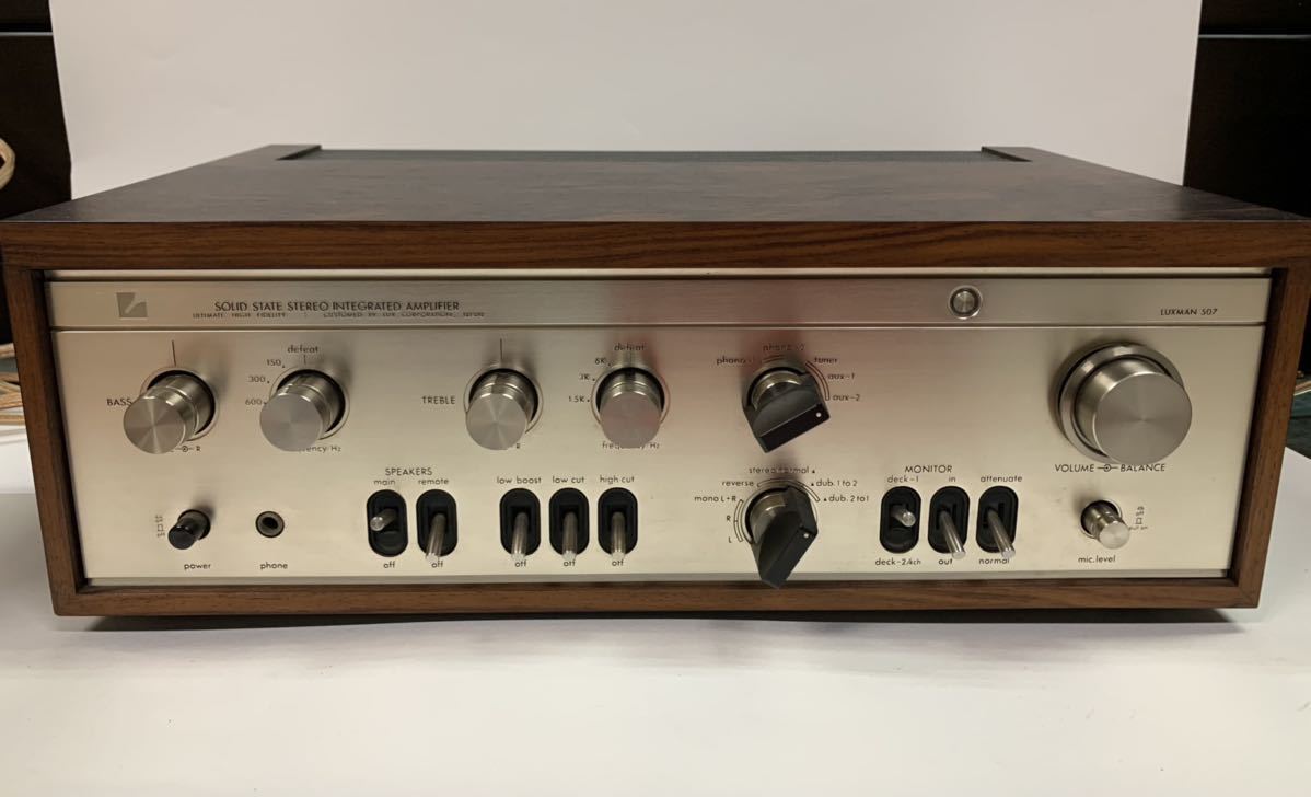 LUXMAN ラックスマンプリメインアンプ プリメインアンプ L-507(LUXMAN)｜売買されたオークション情報、yahooの商品情報をアーカイブ公開 - オークファン（aucfan.com）