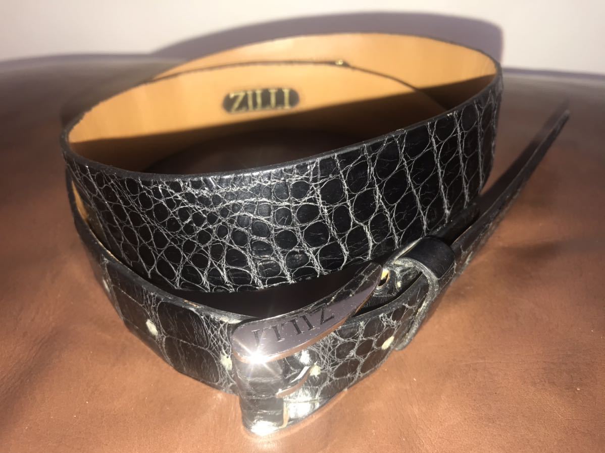 交渉歓迎 有 ジリー ベルト 46-115 ZILLI クロコダイル クロコ 検索 アリゲーター ベルルッティ ジョンロブ エルメス(黒)｜売買されたオークション情報、yahooの商品情報を ...