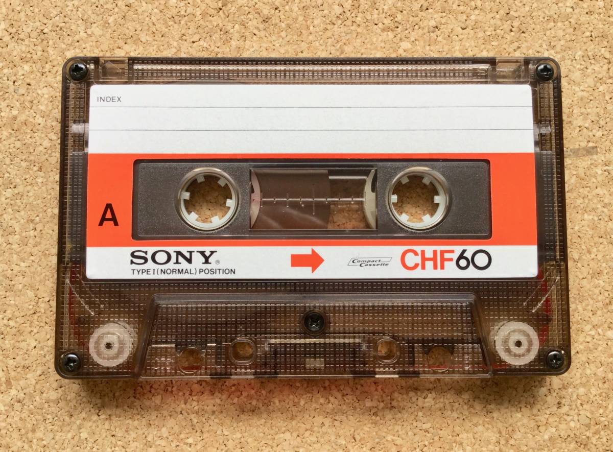 消去済 カセットテープ SONY CHF60 ／ TYPE I NORMAL POSITION Cassette Tape ソニー カセット ...