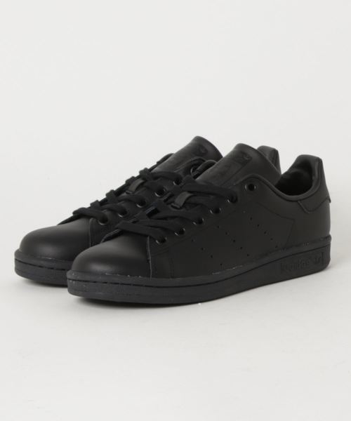 タグ箱付 adidas STAN SMITH アディダス スタンスミス M20327 ブラック スニーカー サイズ: US9/27.0cm ...