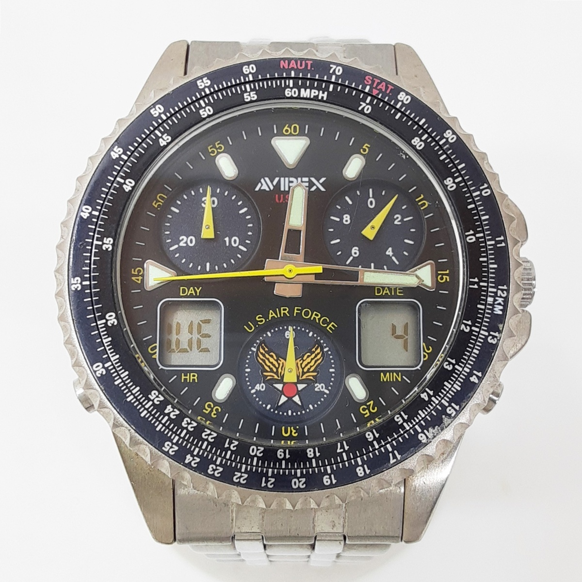 AVIREX アビレックス USA AVX-007 時計 腕時計 稼働(男性用)｜売買されたオークション情報、yahooの商品情報をアーカイブ ...