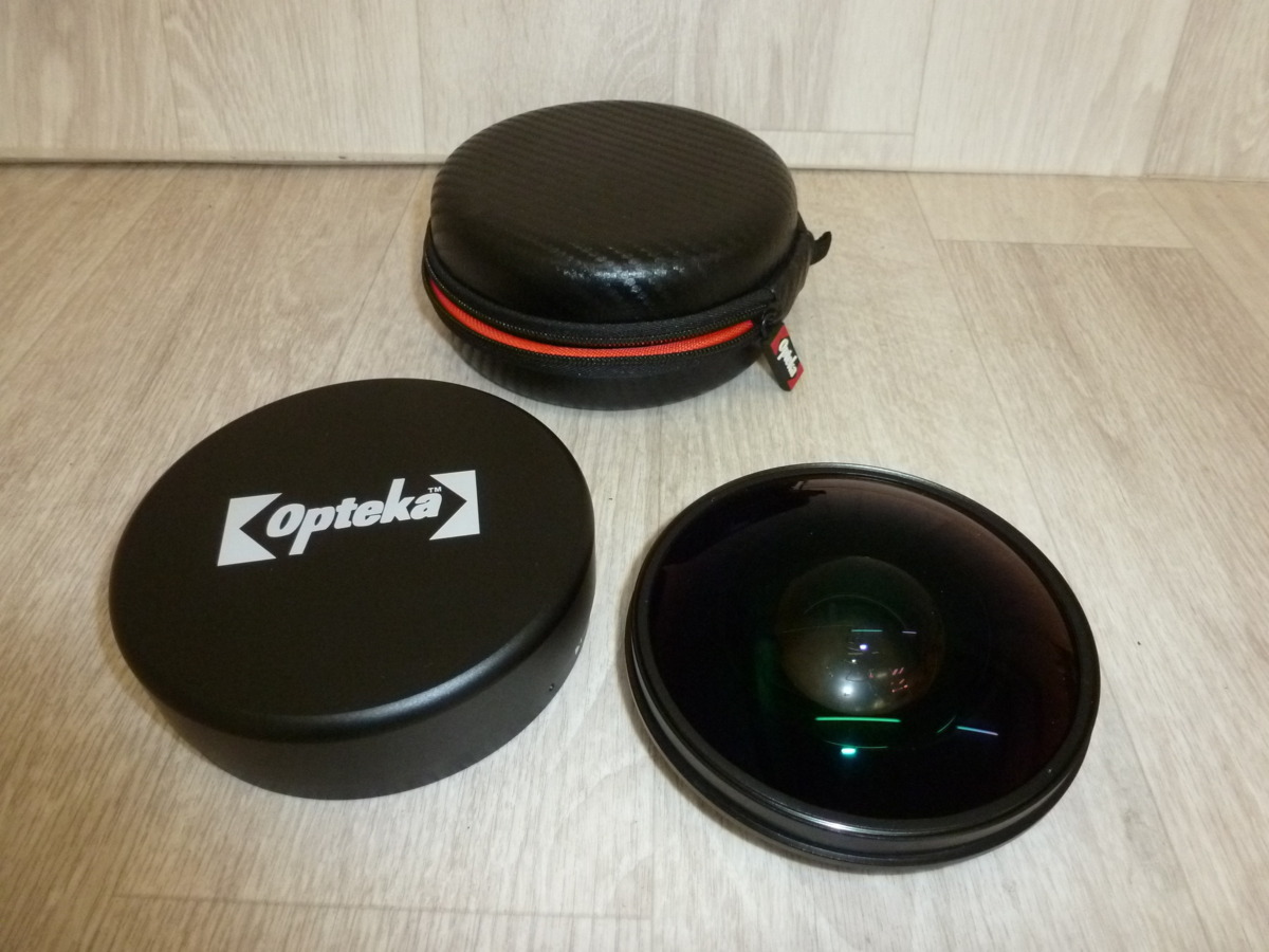 072T36 Opteka 魚眼レンズ フィッシュアイ Titanium Series 0.3X HD Super Fisheye Lens ...