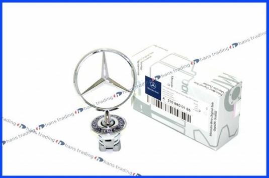 ベンツ ボンネットマスコット W220 W211 前期 W208 W124 後期 W210 W203 W202/純正品 ボンネットエンブレム ...